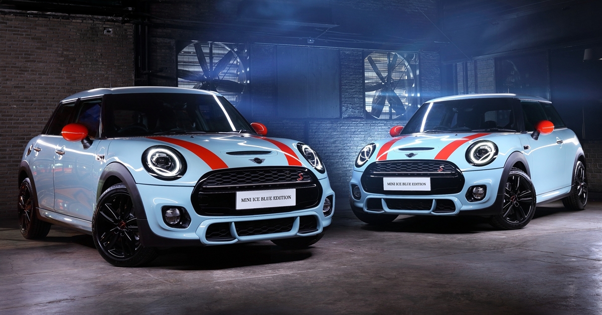 Mini Cooper S Ice Blue Edition รุ่นพิเศษครบรอบ 60 ปีของค่าย Mini สีสวยเด่น มาพร้อมความทันสมัย ...