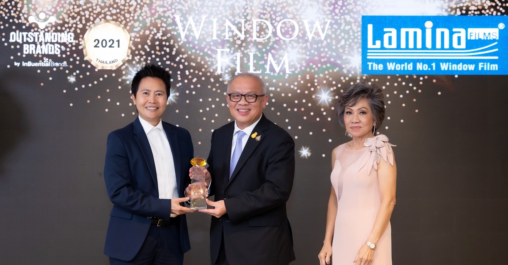 Lamina คว้ารางวัลแบรนด์โดดเด่นสูงสุดต่อเนื่อง