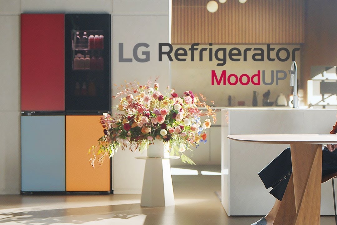 LG MoodUp ตู้เย็นพร้อมแผงหลอดไฟ LED Back Light