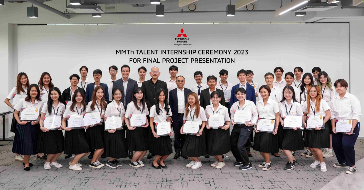 Mitsubishi มอบรางวัลโครงการ MMTH Talent Internship Program
