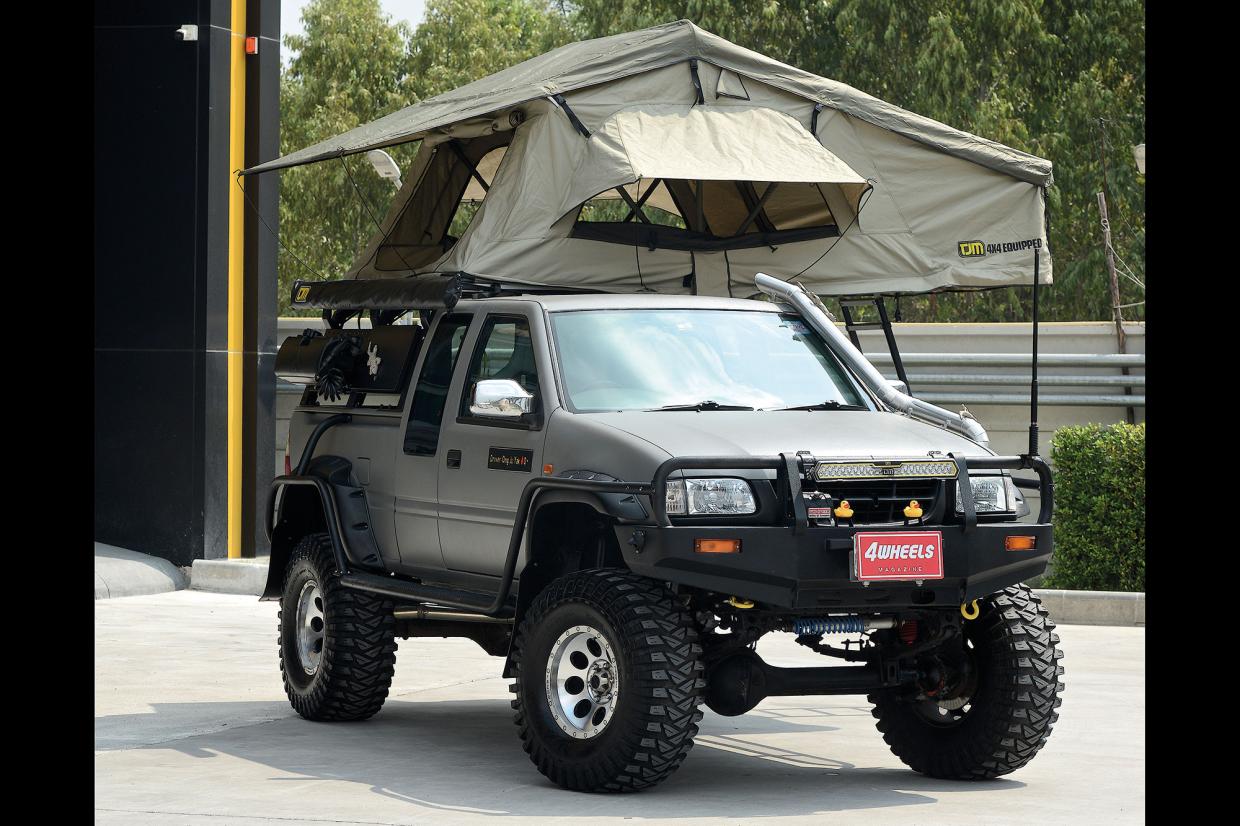 ISUZU RODEO 4WD พิคอัพรุ่นเก๋า แต่ไม่เก่า กระบะสั้นแต่งยกสูง